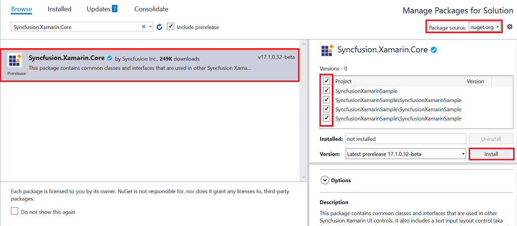 Getting Started with Xamarin Gradient View control | Syncfusion